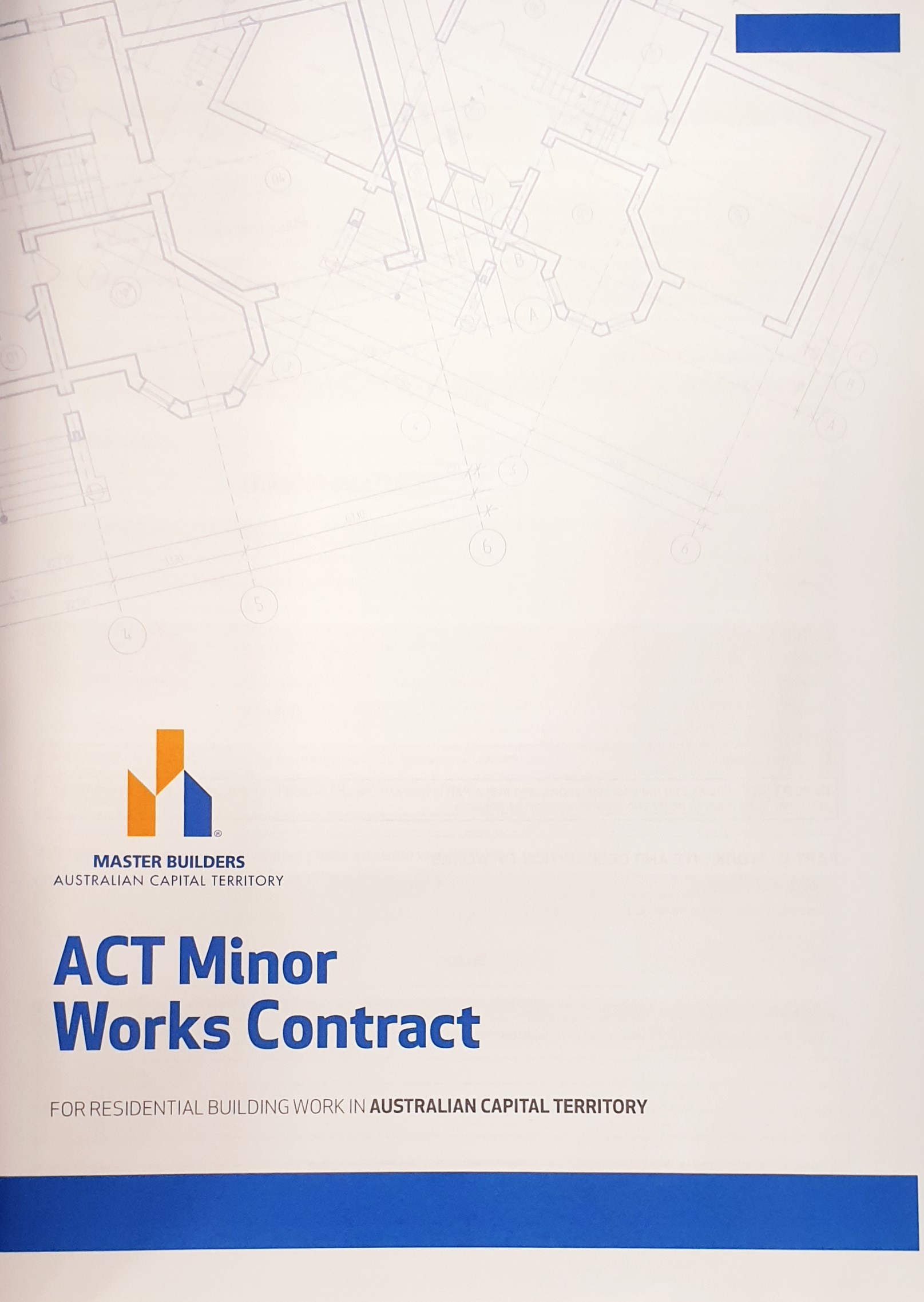 Contracts - Master Builders ACT