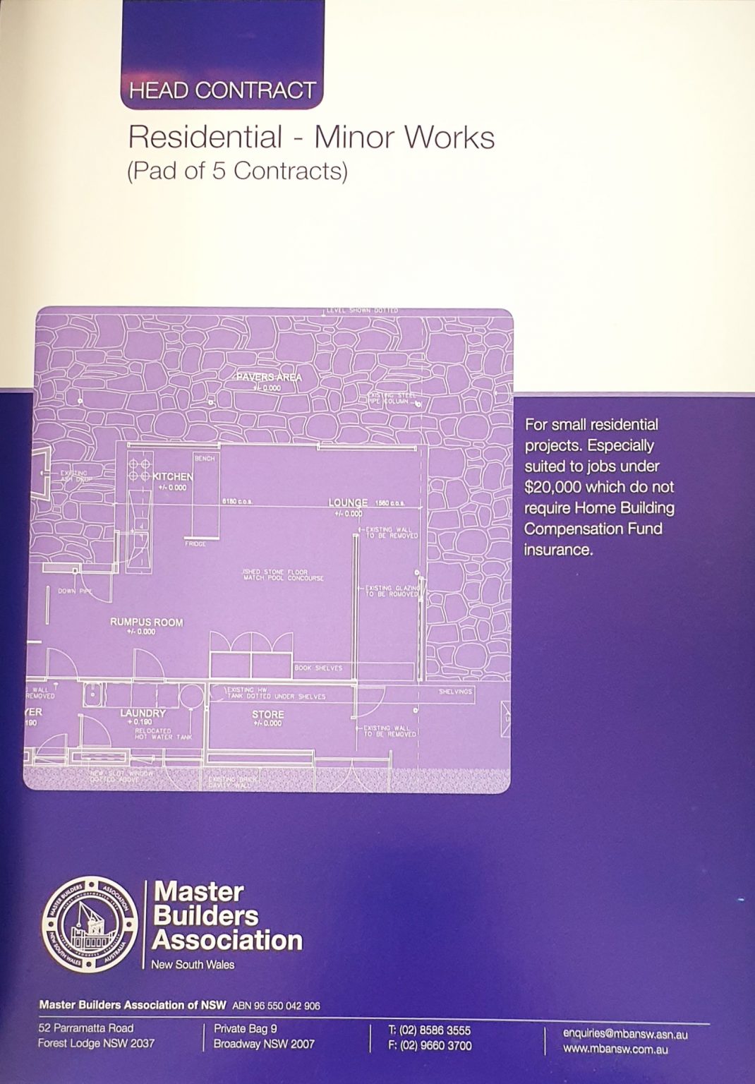 Contracts – Master Builders ACT