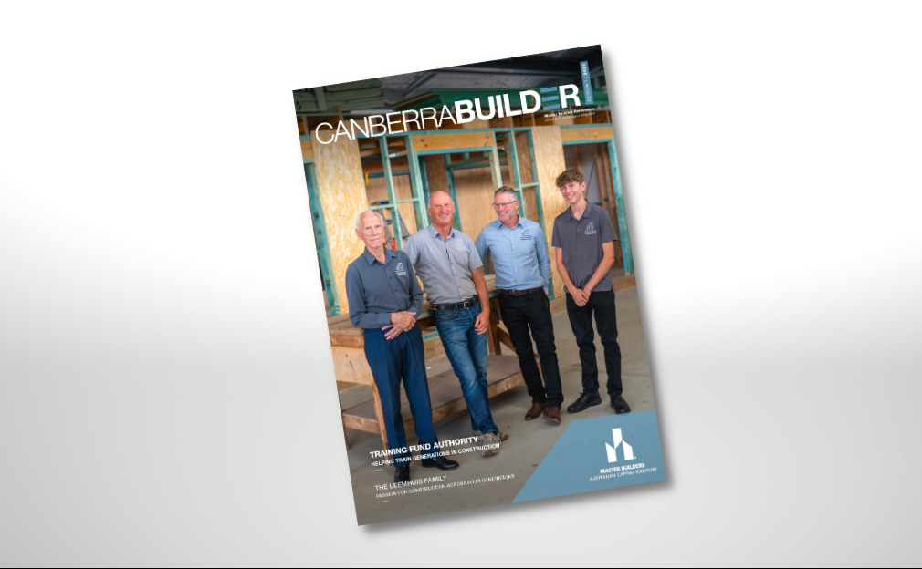 Canberra Builder Edition 1/2023 - Master Builders ACT