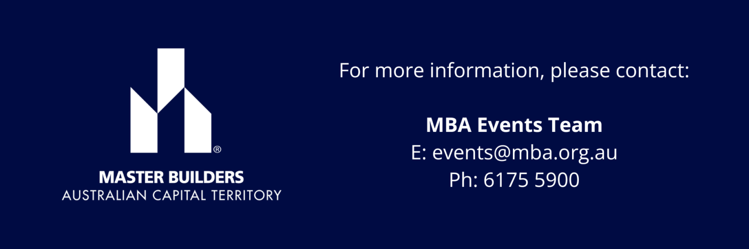 2026 Master Builders and Asset Construction Hire Excellence Awards – Master Builders ACT